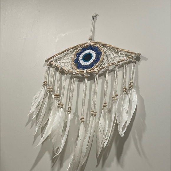 Wall Decor | Beautiful Handwoven Evil Eye Dream Catcher Home Decor ...
